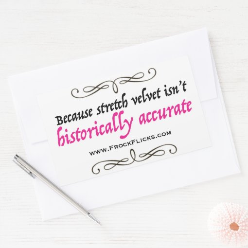 Stretch Velvet Isn't Accurate - Sticker | Zazzle