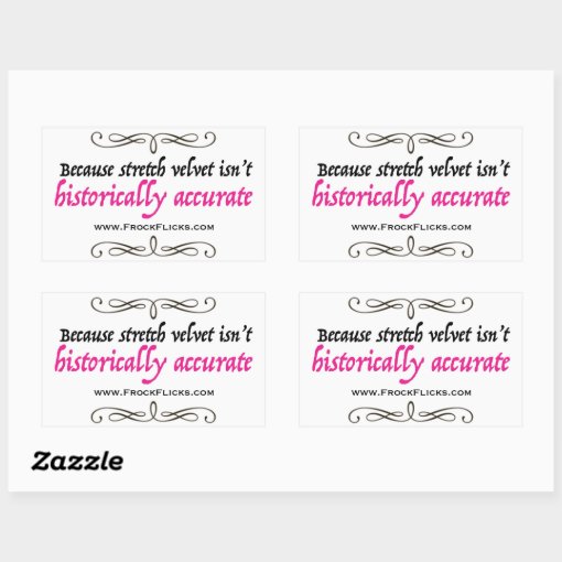 Stretch Velvet Isn't Accurate - Sticker | Zazzle