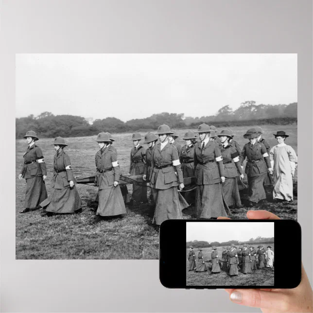 Stretcher-Bearers: 1910 Poster | Zazzle