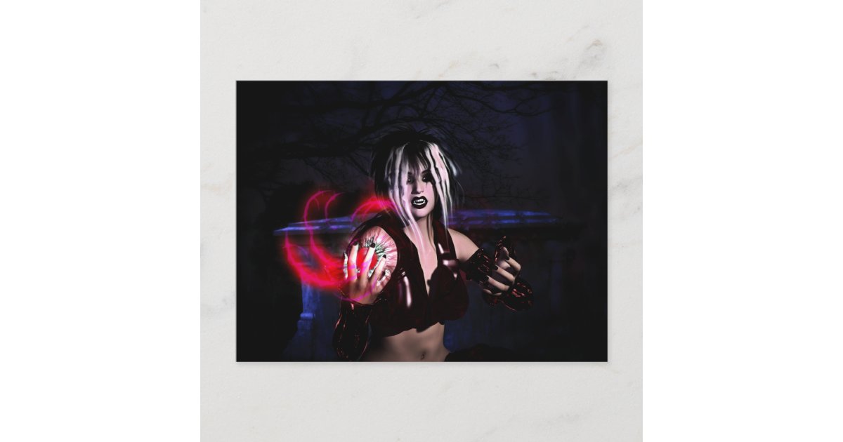 Strigori Magick Gothic Girls Pinup Postcard | Zazzle