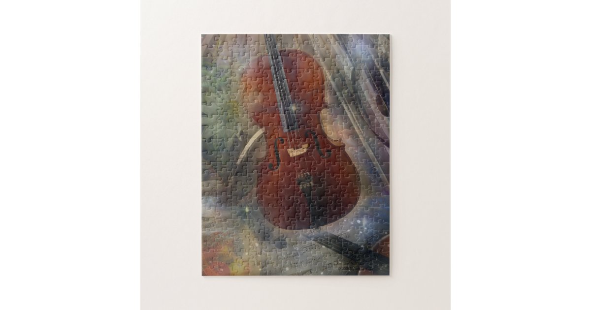 Strike a Chord with this Beautiful Musical Design Jigsaw Puzzle | Zazzle
