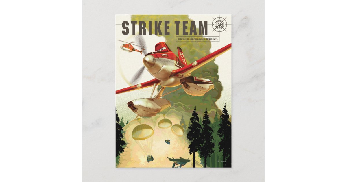 Strike Team Illustration Postcard | Zazzle