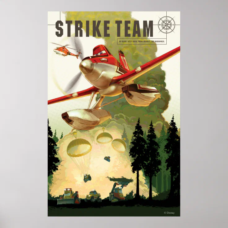 Strike Team Illustration Poster | Zazzle