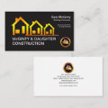 Striking Gradient Yellow Homes Building Contractor Business Card | Zazzle