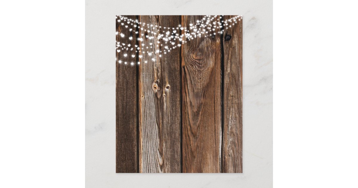 String Light & Barn Wood Scrapbook Paper | Zazzle