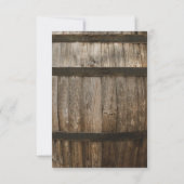 String Lights | Rustic Country Barrel Wedding RSVP | Zazzle