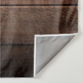 String Lights Rustic Wood Wedding Photo Backdrop | Zazzle