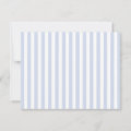 Striped Blue and Red Personal Note Card | Zazzle