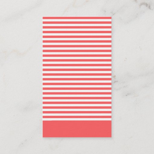 striped colors trendy photographer Business Card | Zazzle