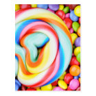 Colorful Swirl Lollipop Postcard | Zazzle.com