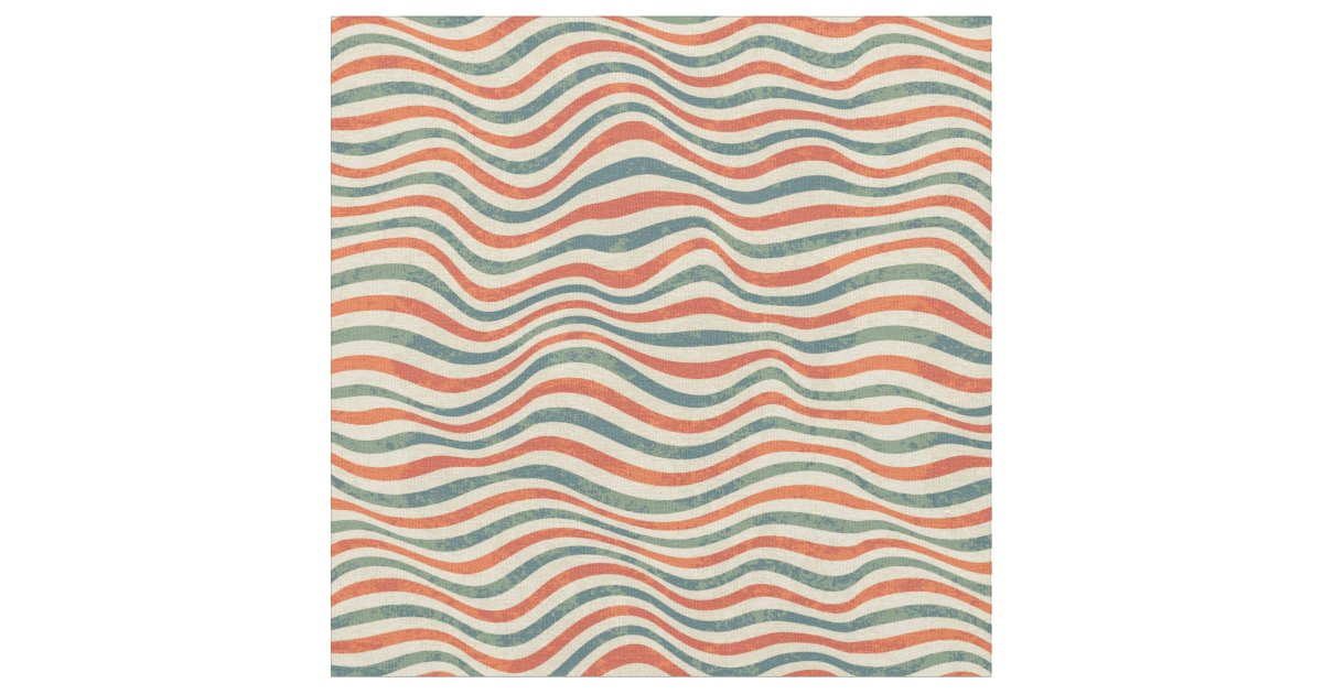 Striped pattern fabric | Zazzle