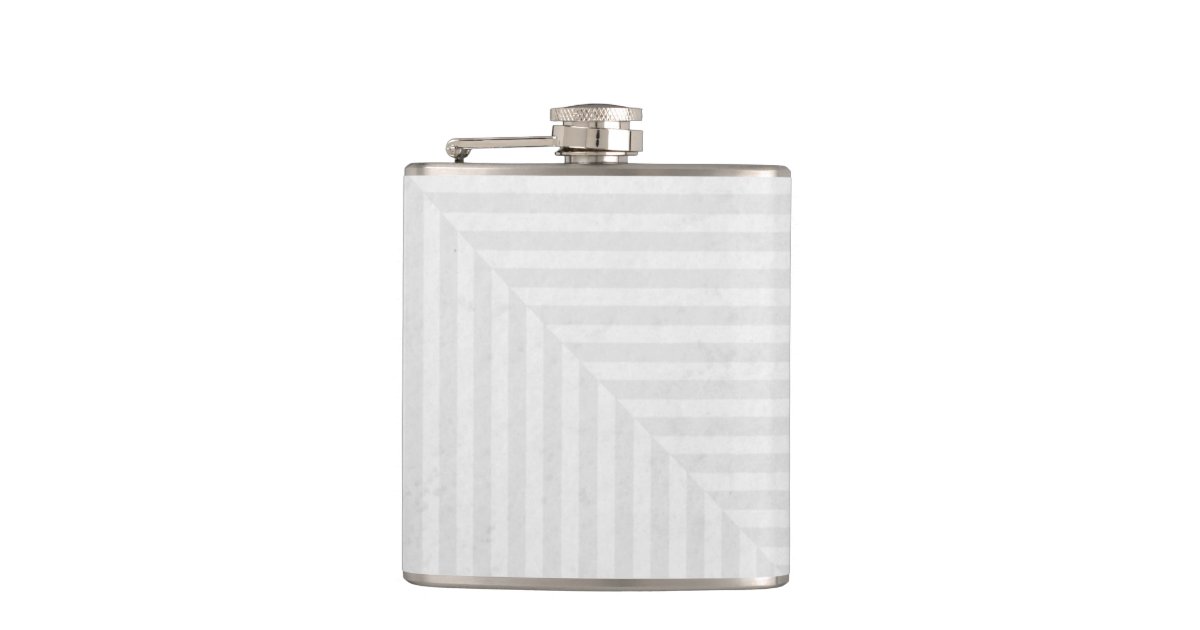 Striped pattern paper background flask | Zazzle