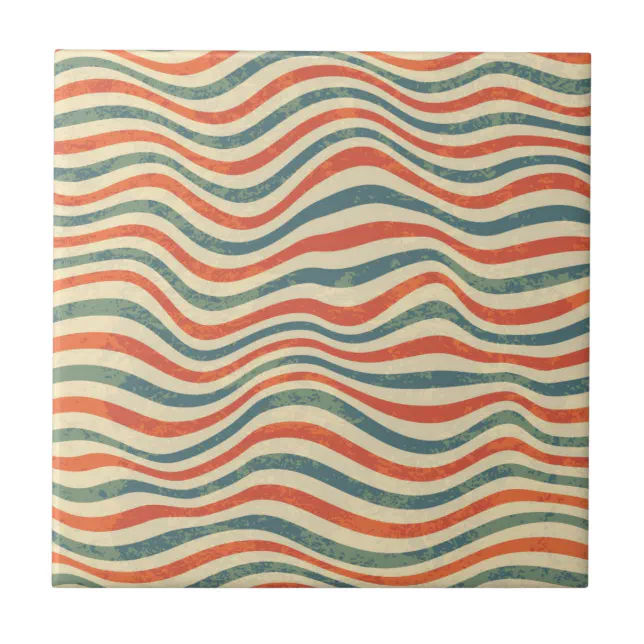 Striped pattern tile | Zazzle