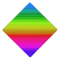 Striped rainbow graduation cap topper | Zazzle