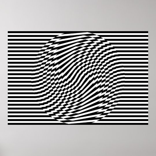 Stripes and Circles I Poster | Zazzle.com