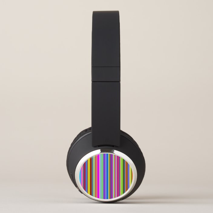 Stripes of Various Colors Headphones | Zazzle.com