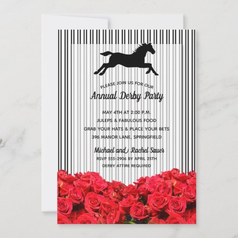 Horse Racing Invitations | Zazzle