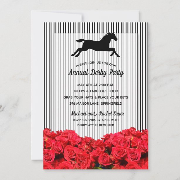 Horse Racing Invitations | Zazzle