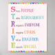 STRIVE Acronym Classroom Growth Mindset Poster | Zazzle