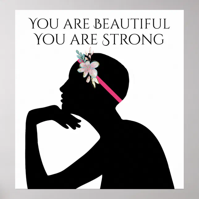 Strong Beautiful Woman sm. version Poster | Zazzle
