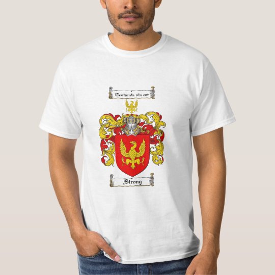 Strong Family Crest Strong Coat Of Arms T Shirt Zazzle strong-family-crest-strong-coat-of-arms-t-shirt-zazzle