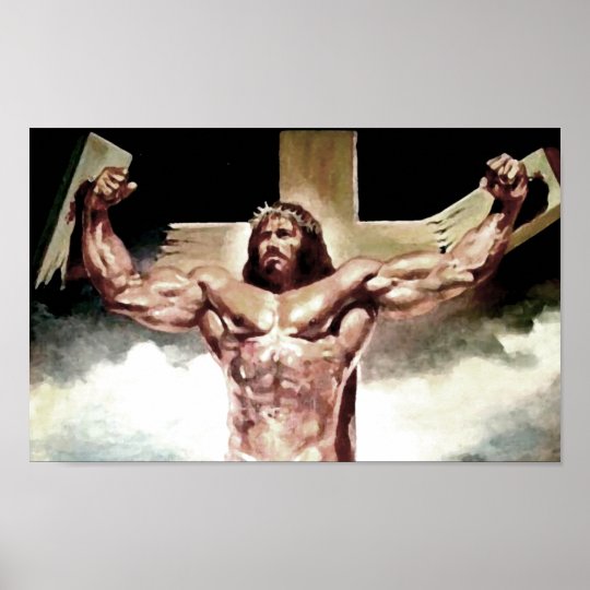 Strong Jesus Poster | Zazzle.com