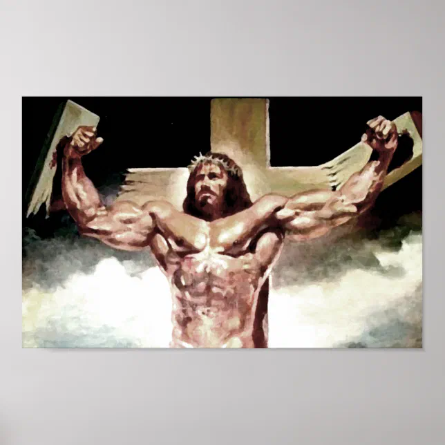 Strong Jesus Poster | Zazzle