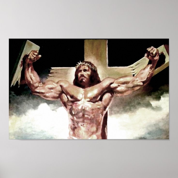 Strong Jesus Poster | Zazzle