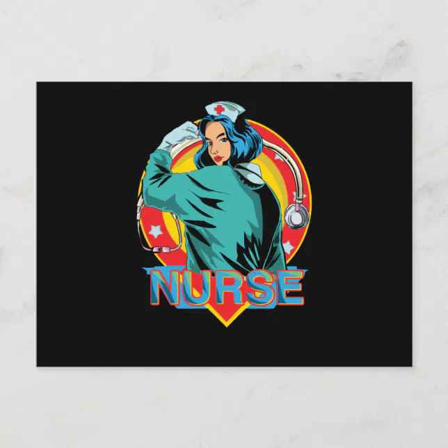 Strong Nurse Postcard | Zazzle