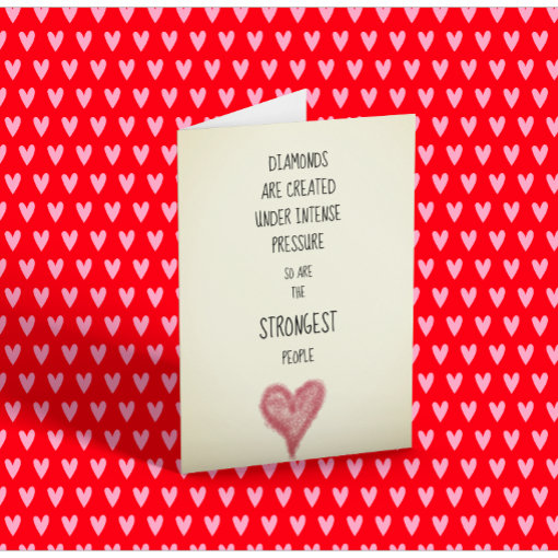 Strong People Inspirational Encouraging Card | Zazzle