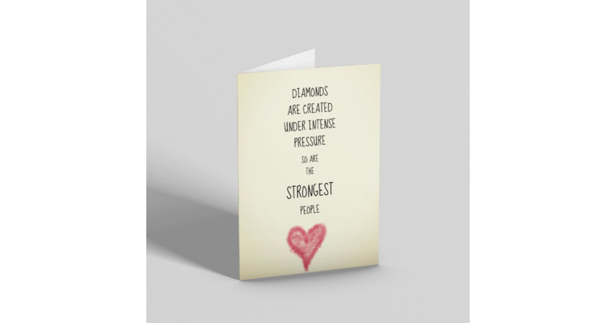 Strong People Inspirational Encouraging Card | Zazzle