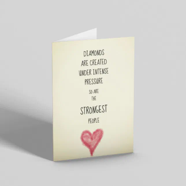 Strong People Inspirational Encouraging Card | Zazzle