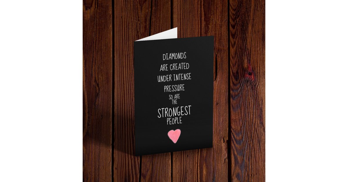 Strong People Inspirational Encouraging Card | Zazzle
