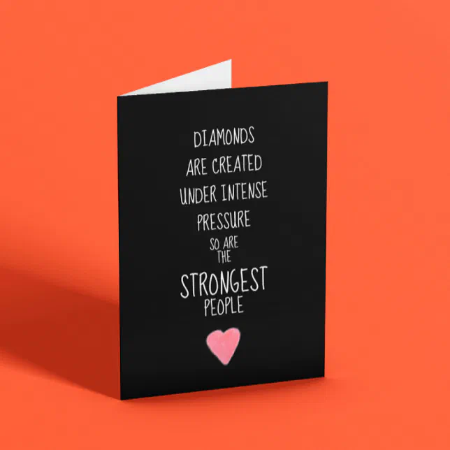 Strong People Inspirational Encouraging Card | Zazzle