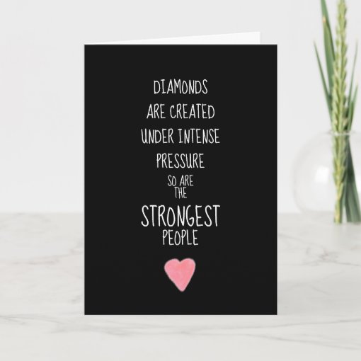 Strong People Inspirational Encouraging Card | Zazzle