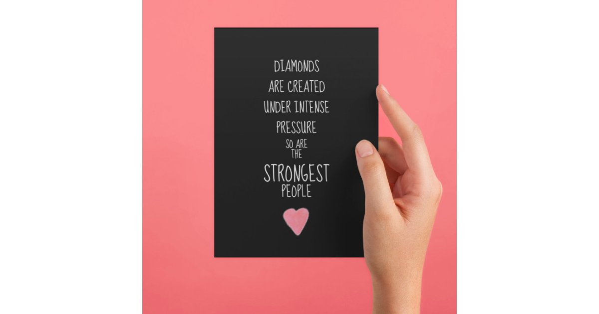 Strong People Inspirational Encouraging Postcard | Zazzle