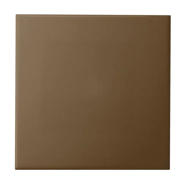 Strong Sturdy Brown Square Kitchen and Bathroom Ceramic Tile | Zazzle