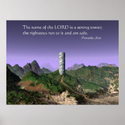 Strong Tower Poster | Zazzle