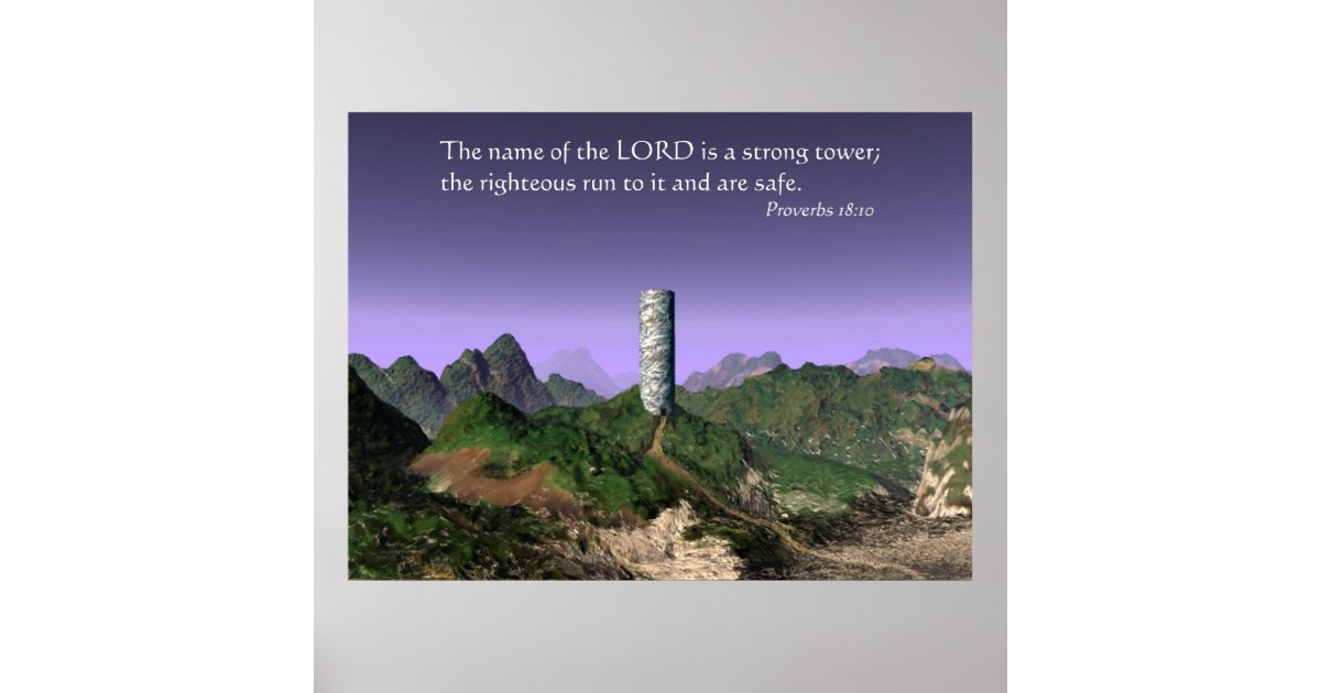 Strong Tower Poster | Zazzle
