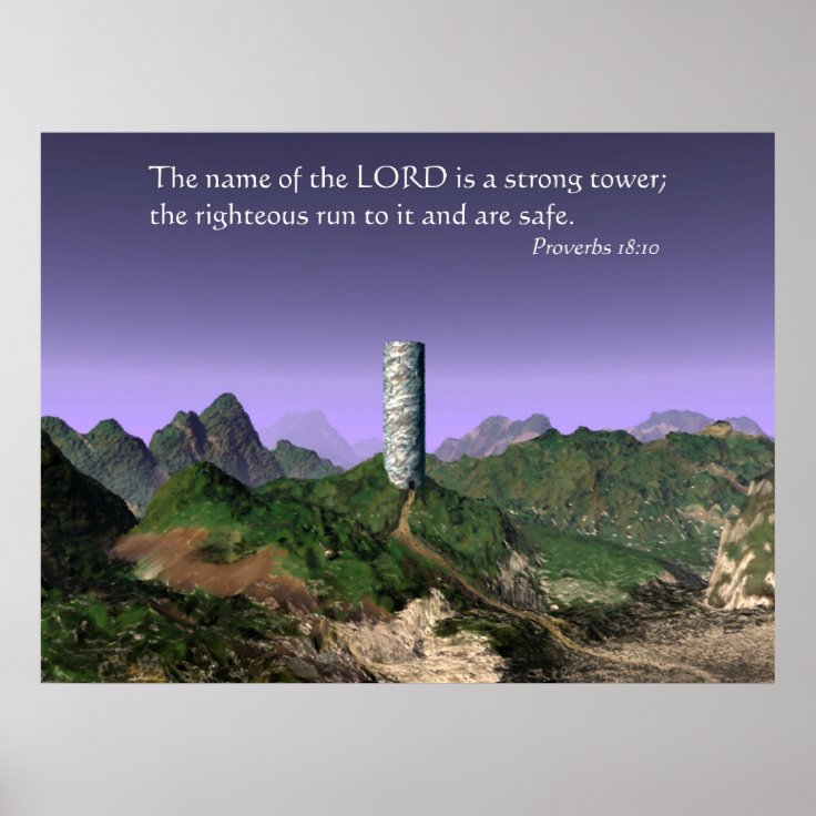 Strong Tower Poster | Zazzle