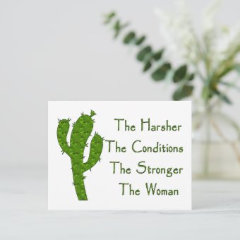 Strong Woman Postcard | Zazzle