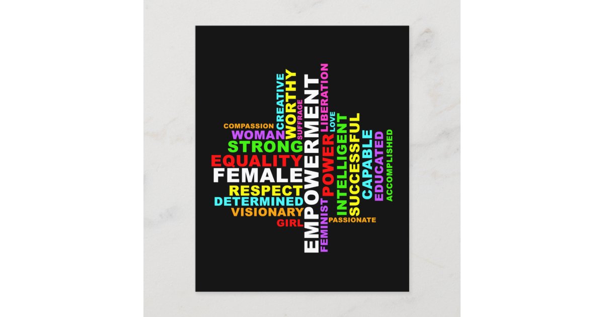 Strong Woman Word Cloud Flyer | Zazzle