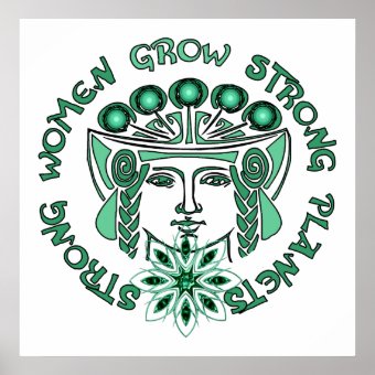 Strong Women Strong Planet Poster | Zazzle