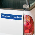 Stronger Together! Bumper Sticker | Zazzle
