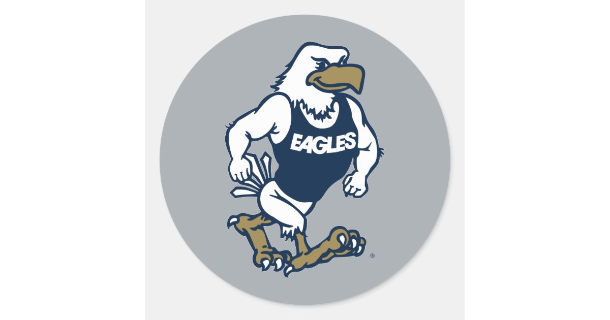Strutting Eagle Classic Round Sticker | Zazzle