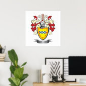 Stuart Family Crest Coat of Arms Poster | Zazzle