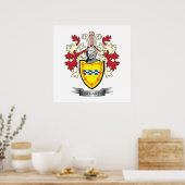 Stuart Family Crest Coat of Arms Poster | Zazzle
