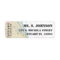 Stuart FL Home Port Nautical Navigation Chart Label | Zazzle