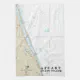Stuart Florida Nautical Chart Latitude Longitude Kitchen Towel | Zazzle