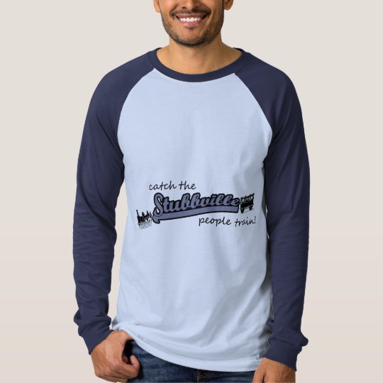 stubbville - people train T-Shirt | Zazzle.com
